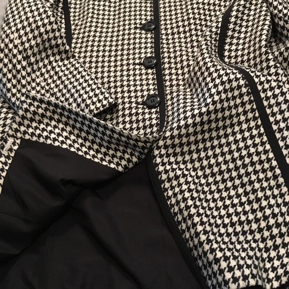 Conrad C | Jackets & Coats | Conrad C Black And White Houndstooth ...